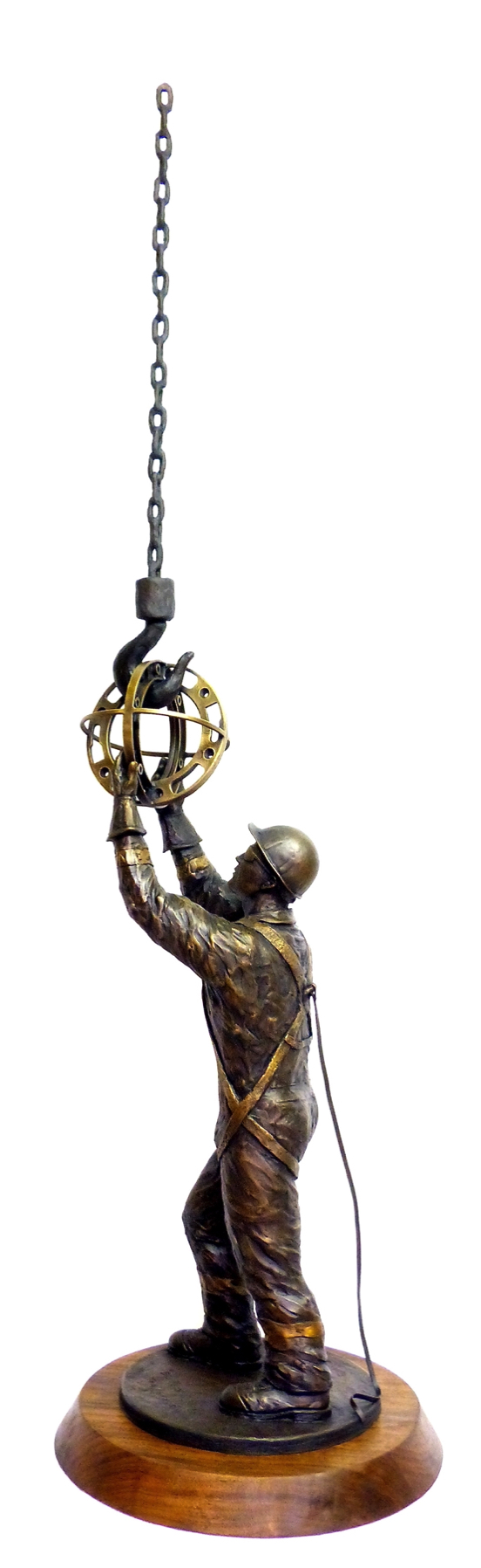 Pipefitter, Tradesman, Bronze Sculpture | Tom Hjorleifson