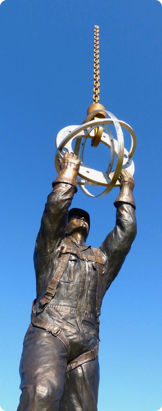 Tradesman, Pipefitter, Bronze Statue | Tom Hjorleifson